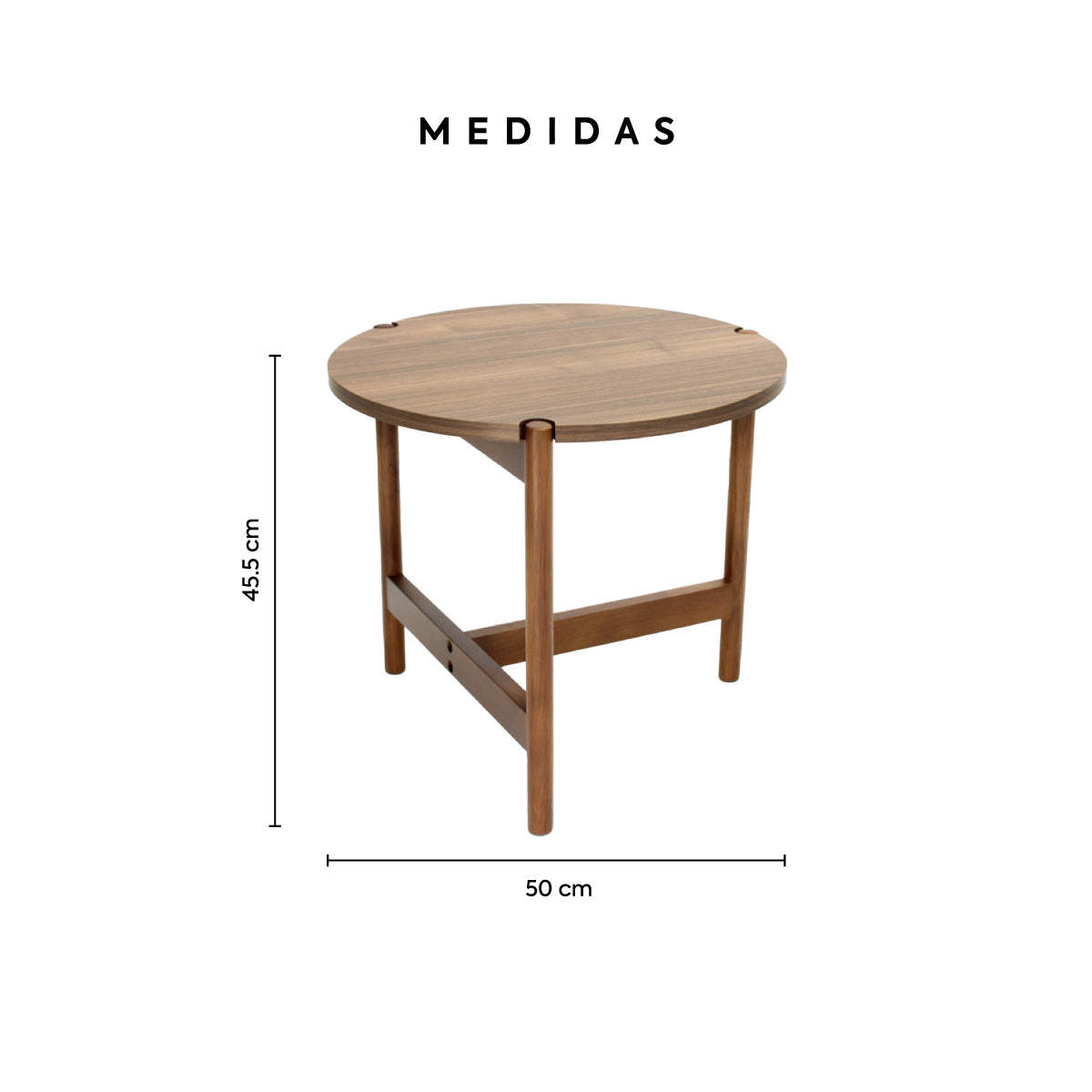 Mesa Lateral Circular Rahui – SPAACIO Design Central