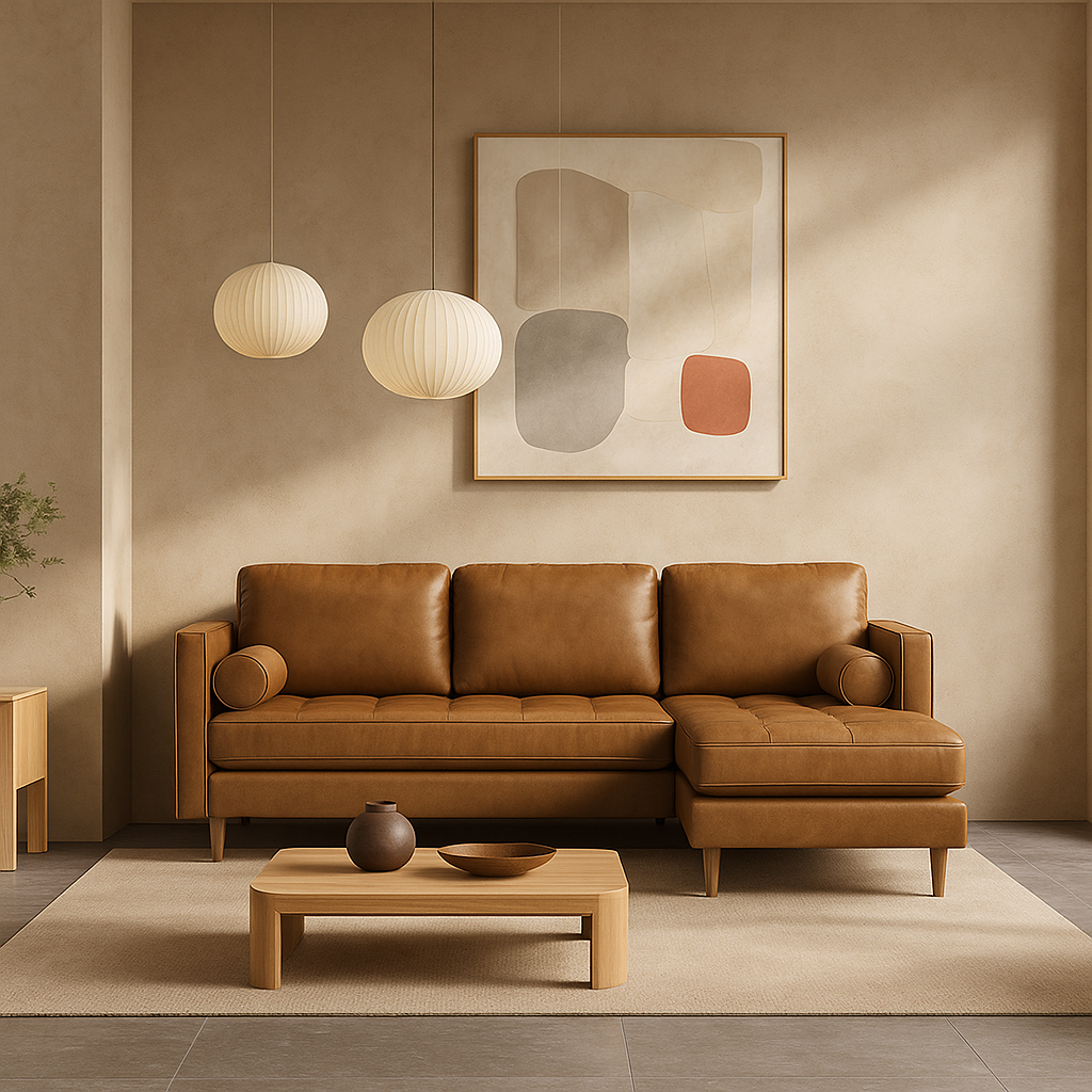 Sala Modular 3 Cuerpos Ortega Piel Ecologica - Piel – SPAACIO Design ...