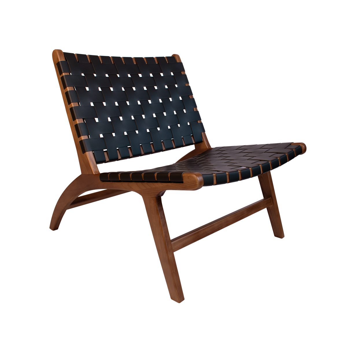 Silla Lounge Estilo CH24 Piel - Negro – SPAACIO Design Central